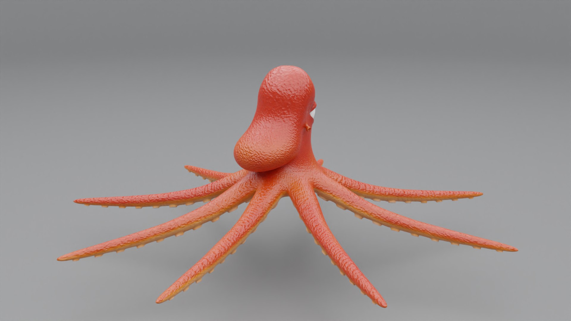 3D Octopus Cartoon 3D Model - TurboSquid 2101503