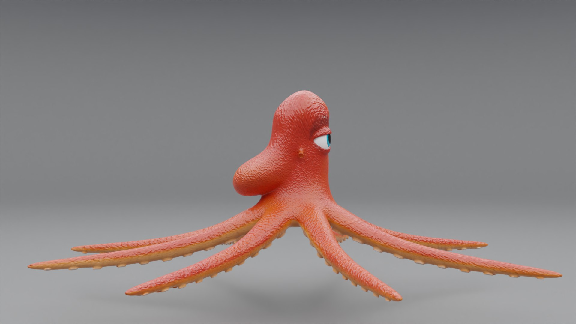 3D Octopus Cartoon 3D Model - TurboSquid 2101503