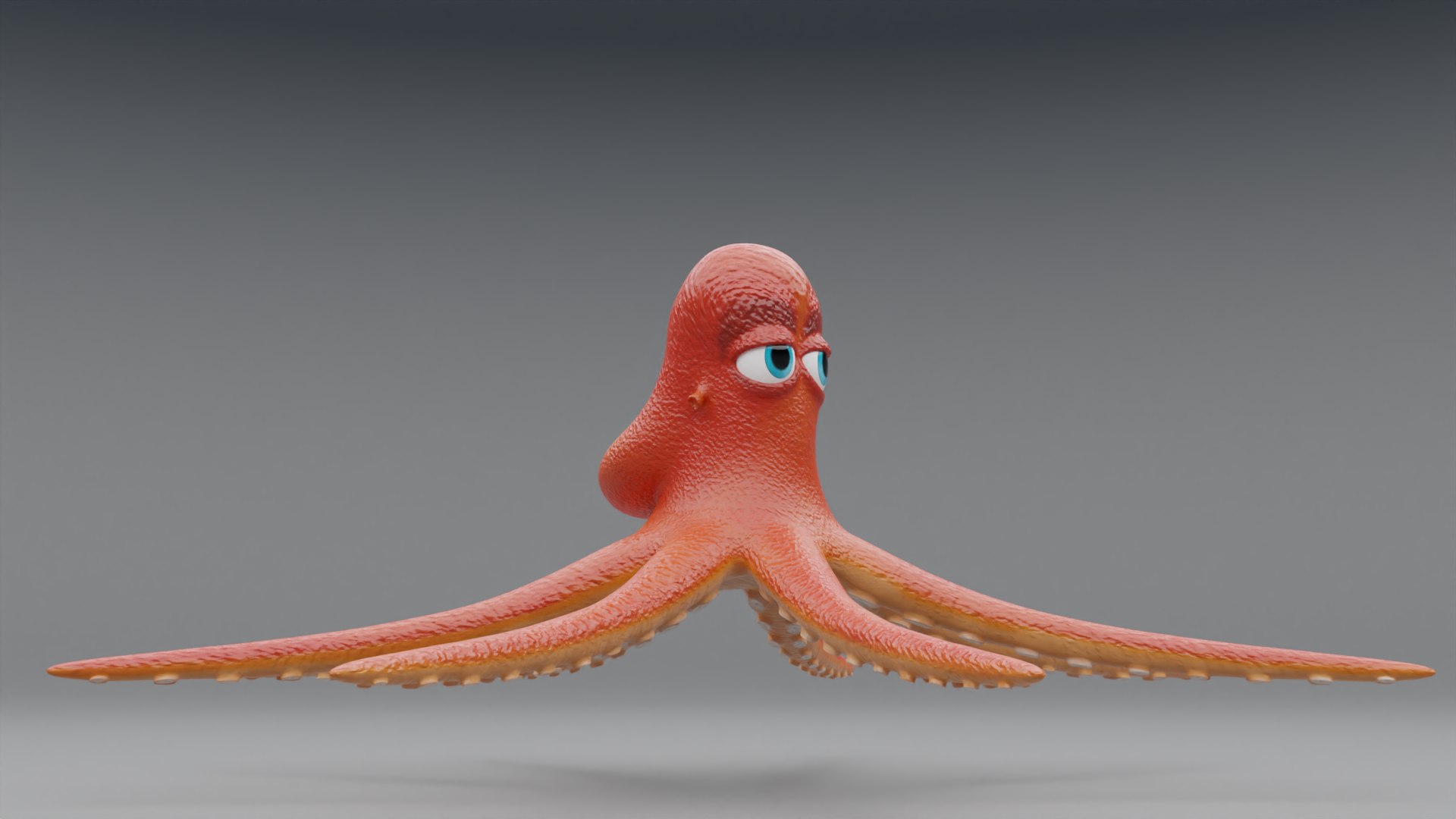 3D Octopus Cartoon 3D Model - TurboSquid 2101503