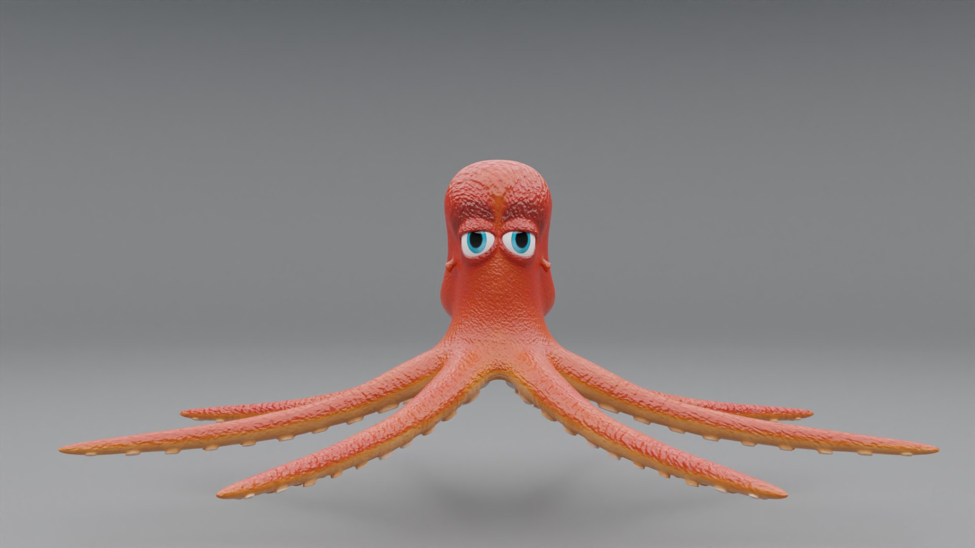 3D Octopus Cartoon 3D Model - TurboSquid 2101503