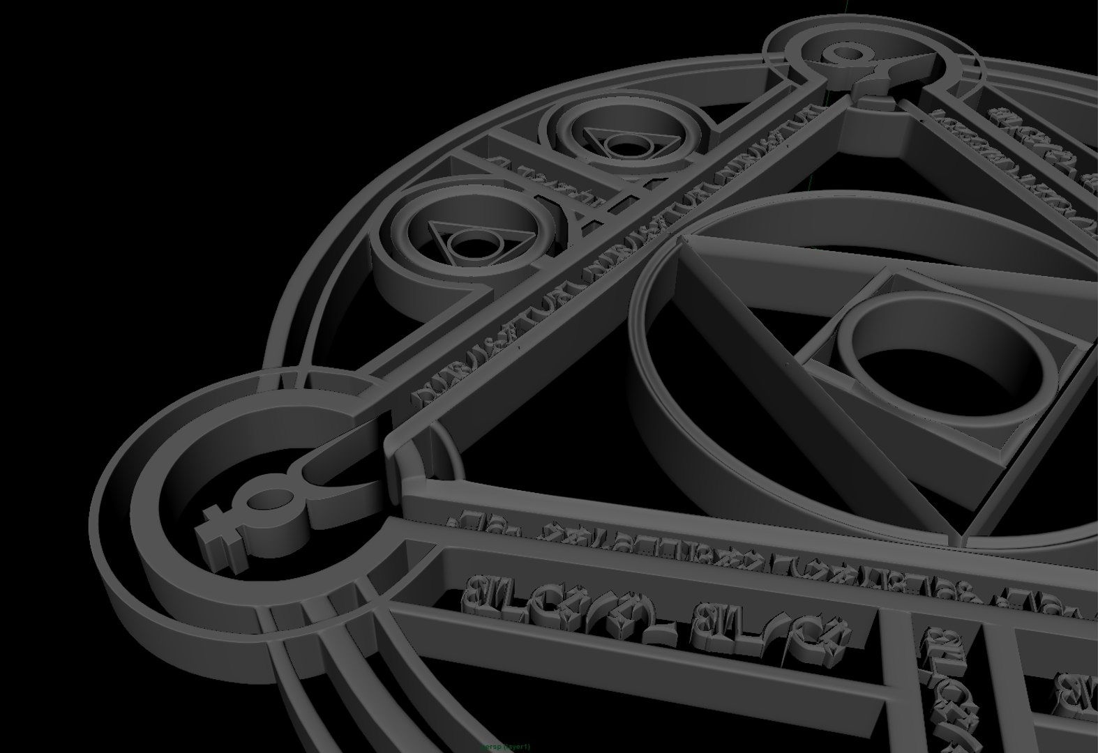 3d Model Magic Circle