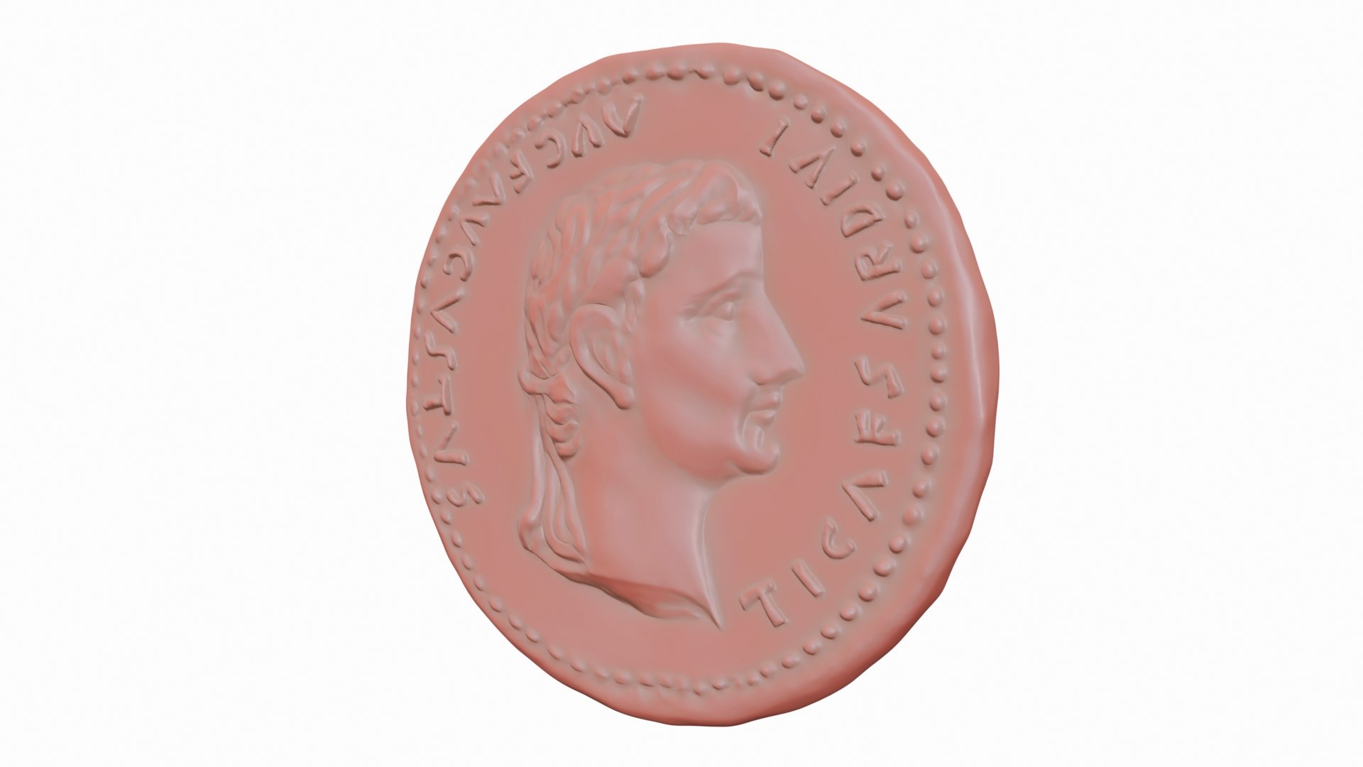 3D Old Golden Roman Coin Model - TurboSquid 1910774