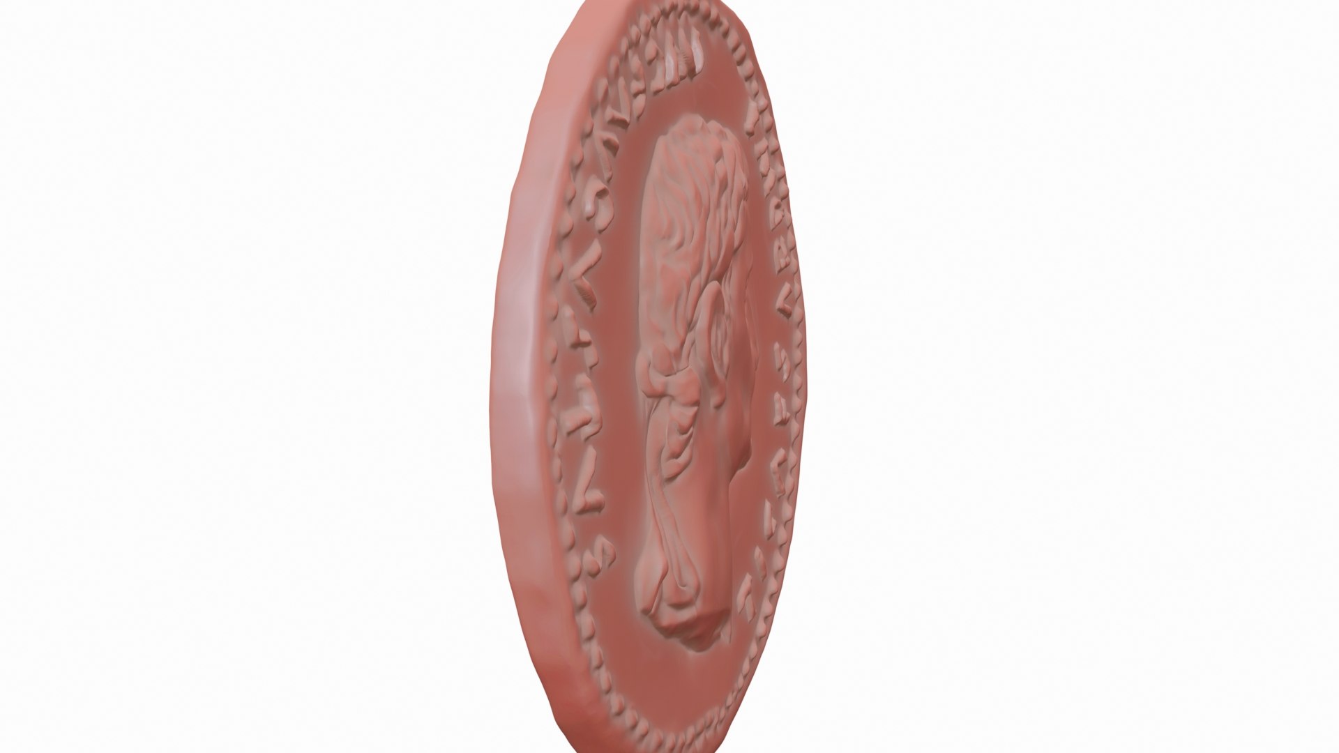 3D Old Golden Roman coin model - TurboSquid 1910774