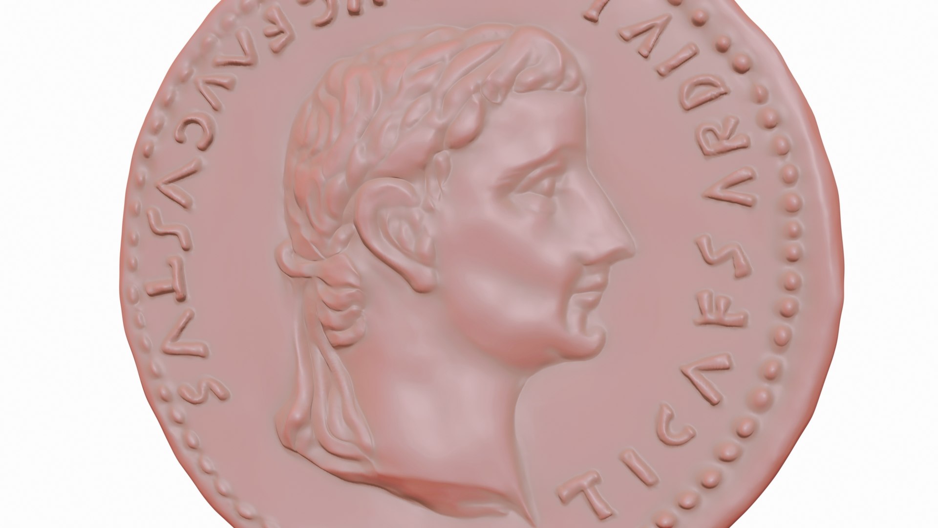 3D Old Golden Roman coin model - TurboSquid 1910774