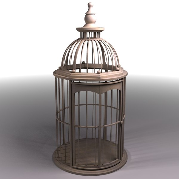 3D bird cage model - TurboSquid 1548312