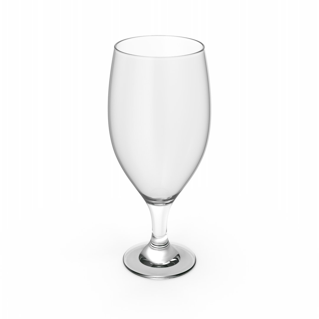 Beer Goblet Glass Model - TurboSquid 2317135