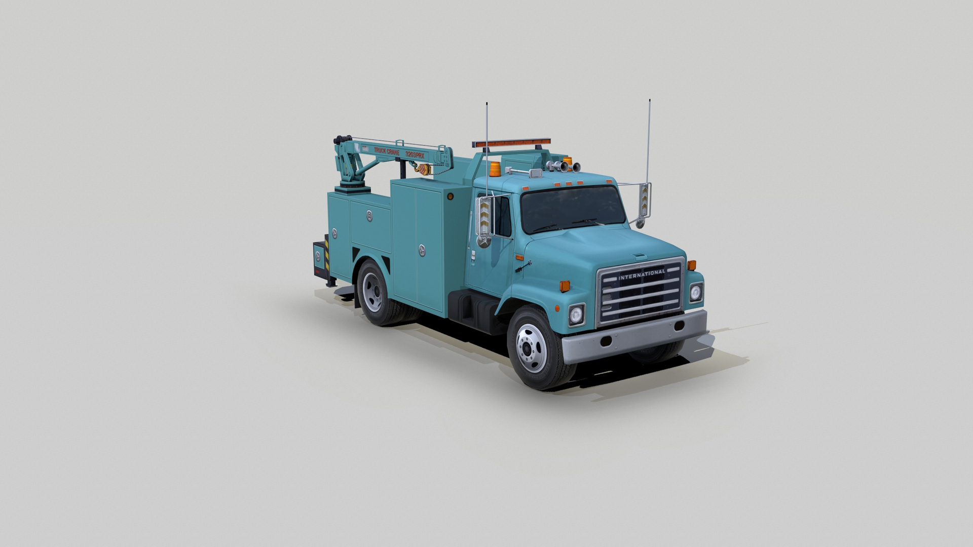 3D Model International 1754 Utility Truck S02 - TurboSquid 2074669