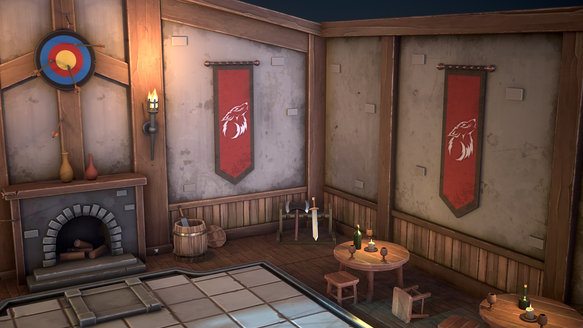 3D Stylized Tavern - TurboSquid 2230589