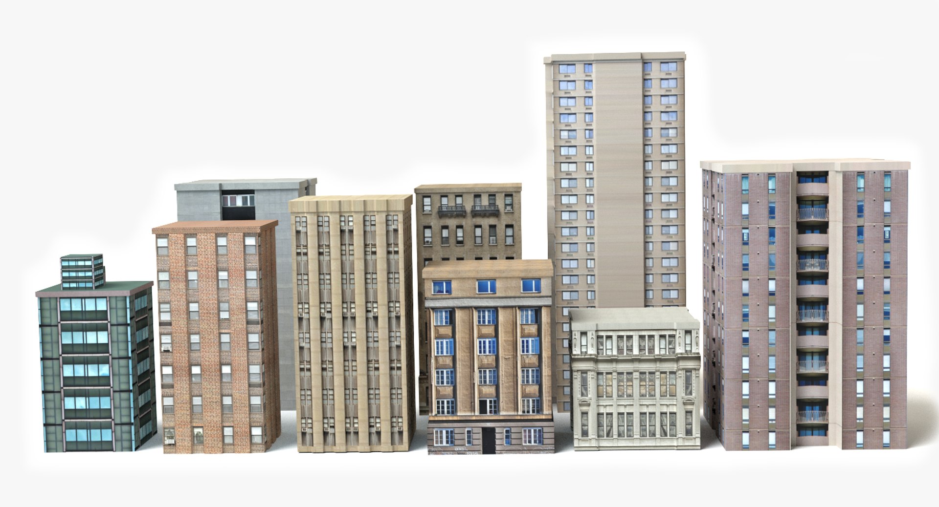 Buildings 3d Max
