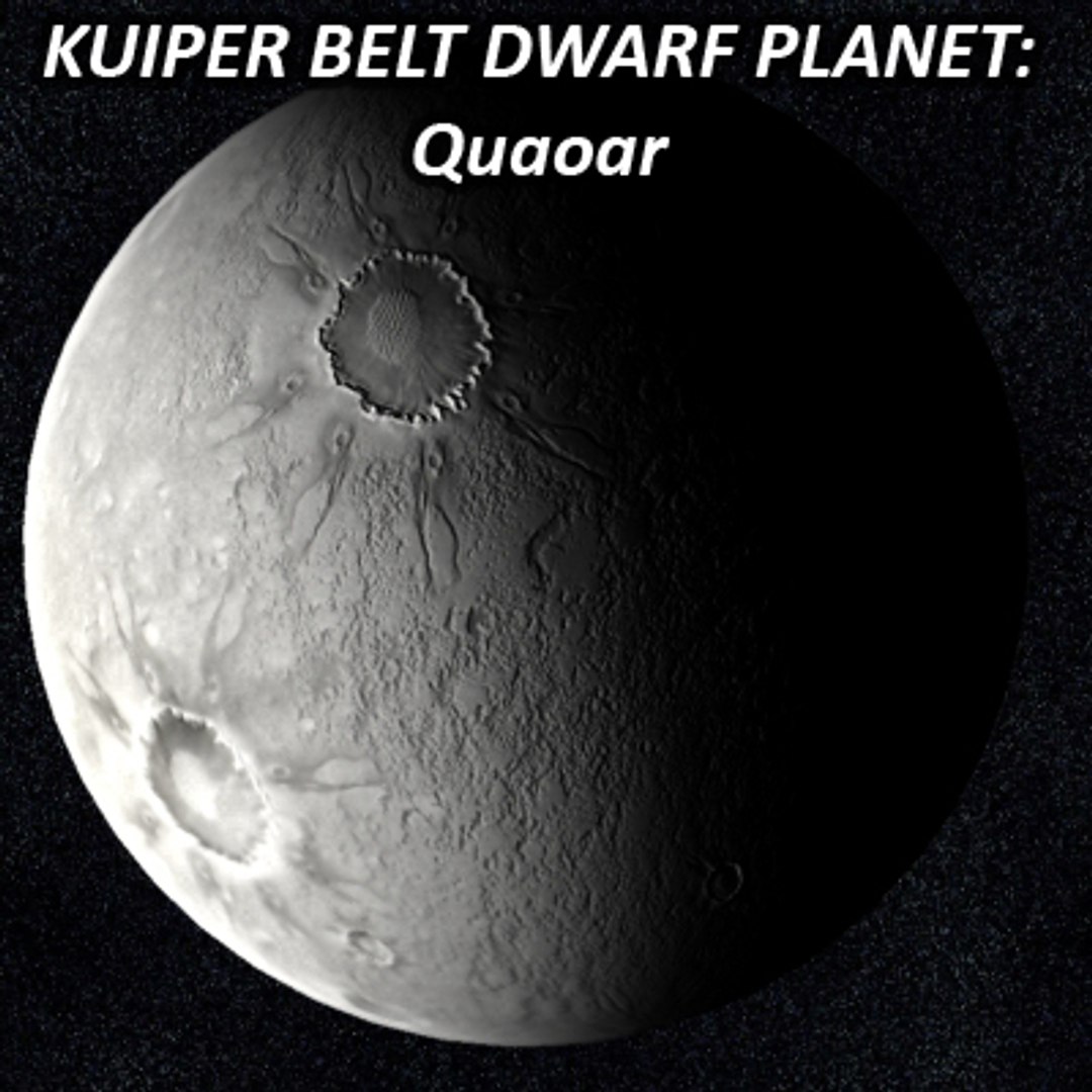 3d 10 Dwarf Planets Kuiper