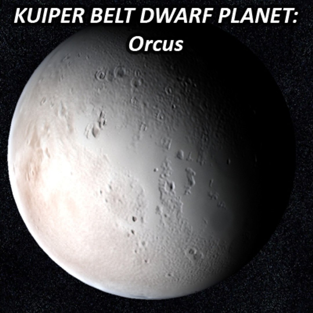 3d 10 Dwarf Planets Kuiper