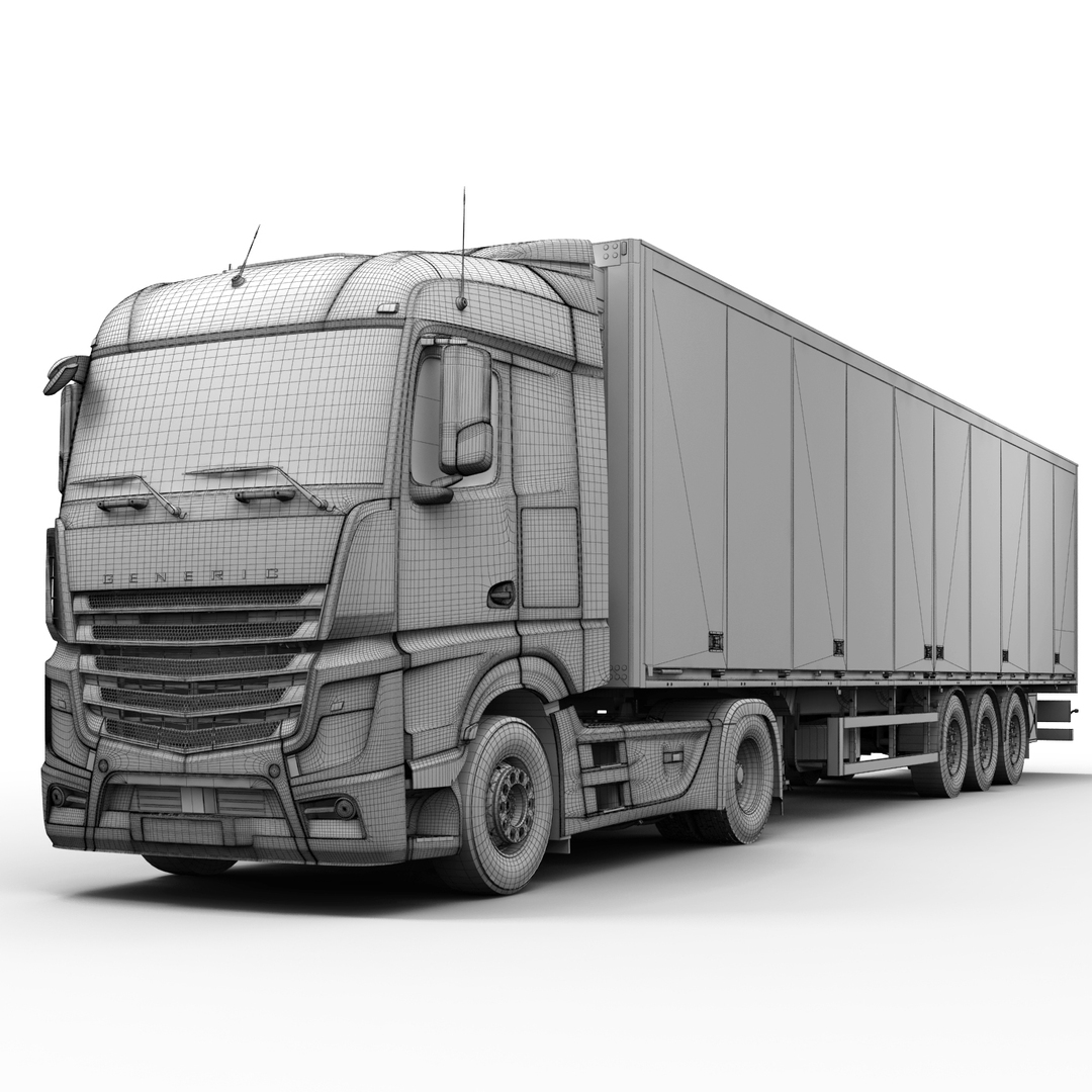 Generic truck 3D model - TurboSquid 1255498