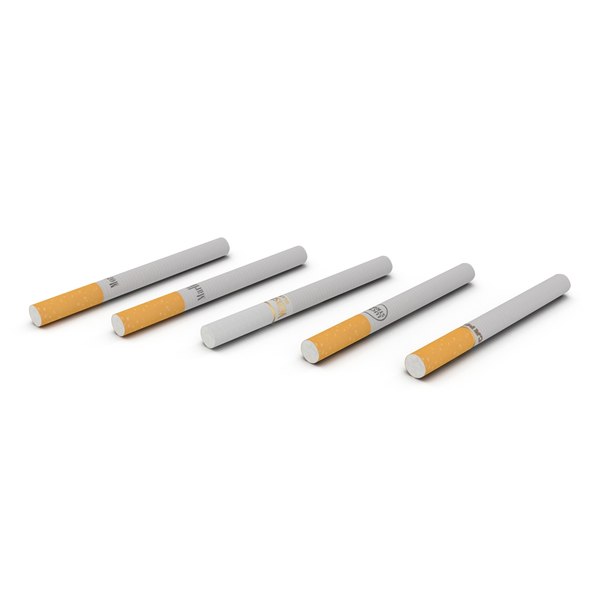 cigarettes set camel 3d model