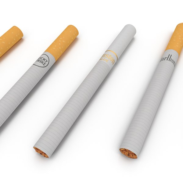 cigarettes set camel 3d model