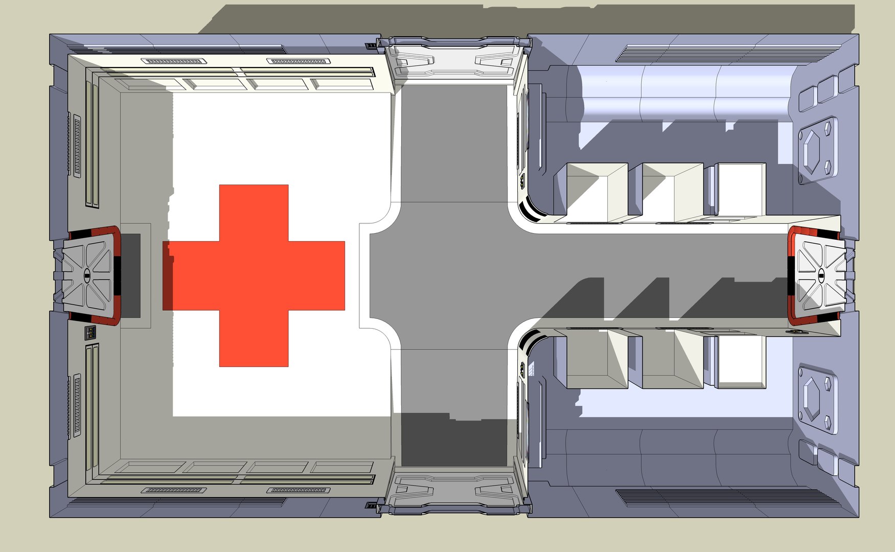 Medical Pod Obj