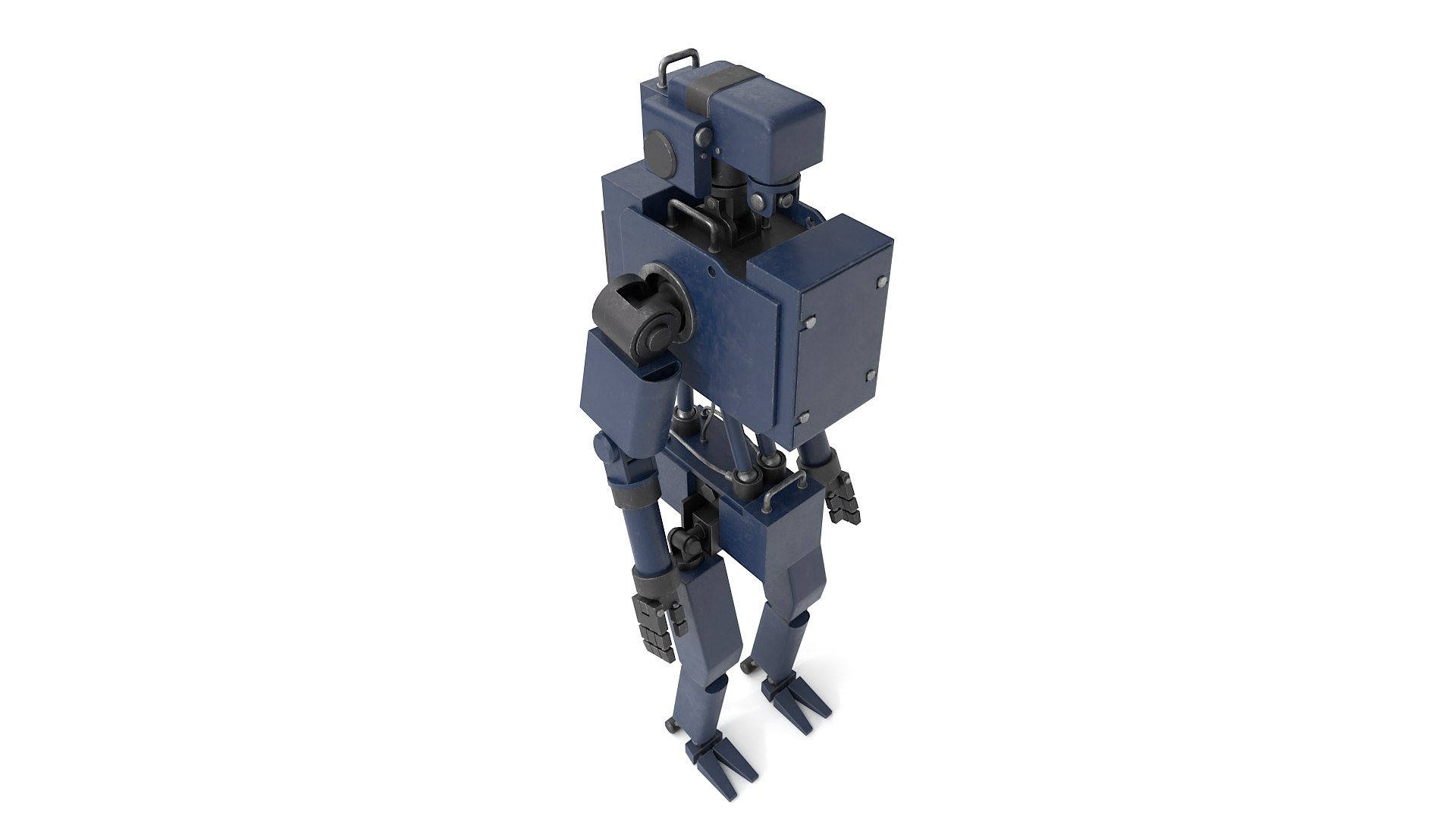 Blue Robot 3D - TurboSquid 1523479