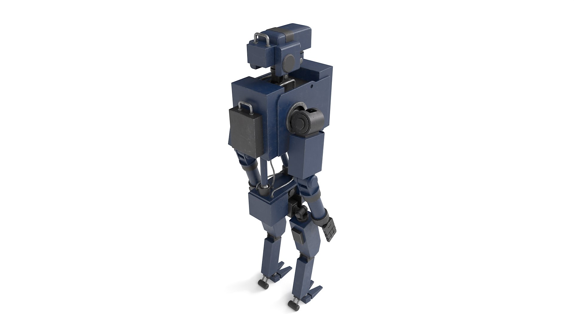 Blue Robot 3D - TurboSquid 1523479
