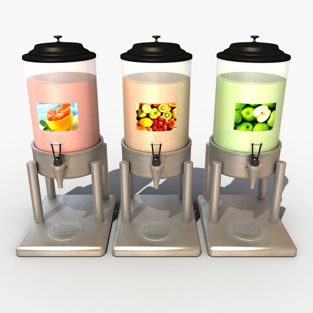 Juice Dispenser 3d Model