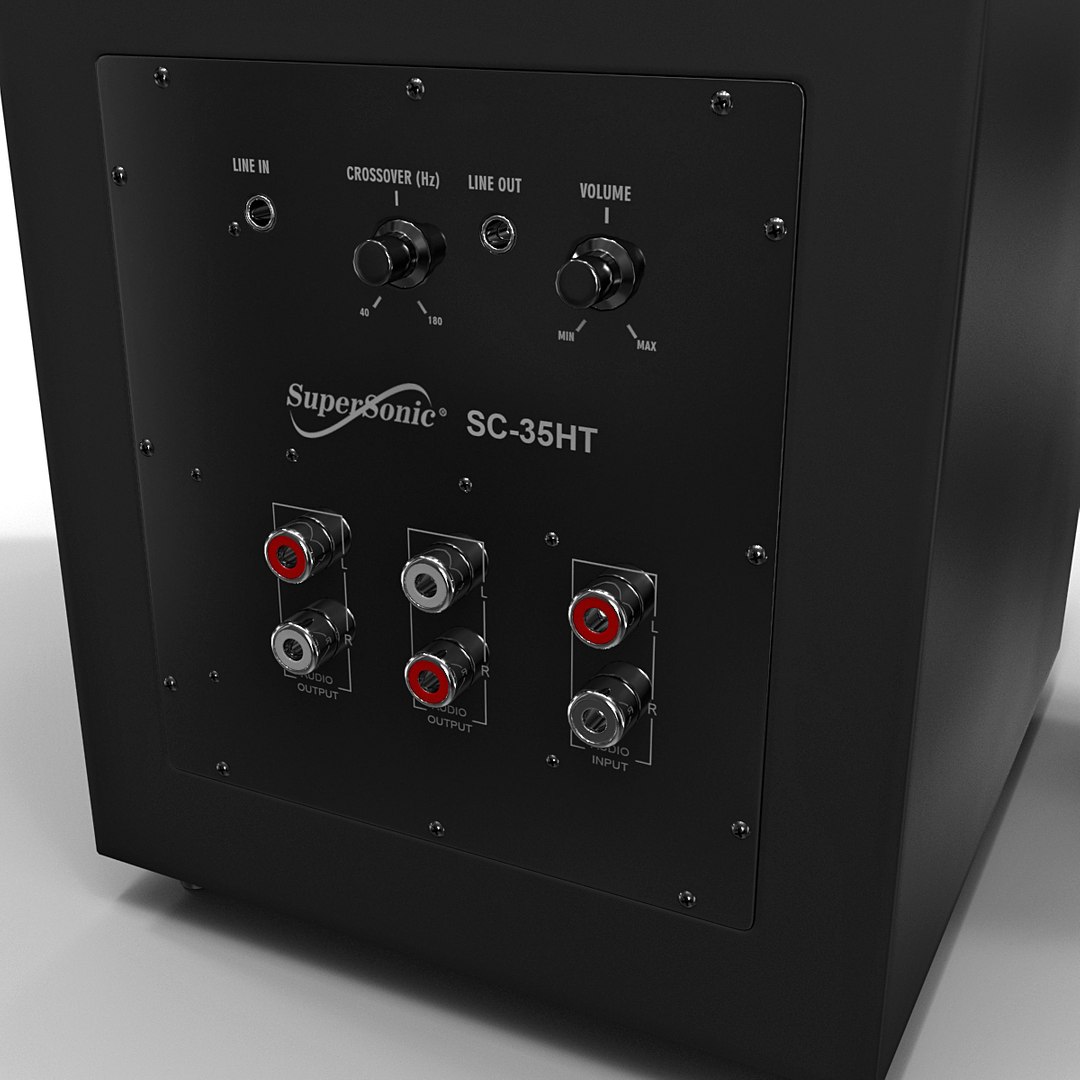 3ds max speaker supersonic