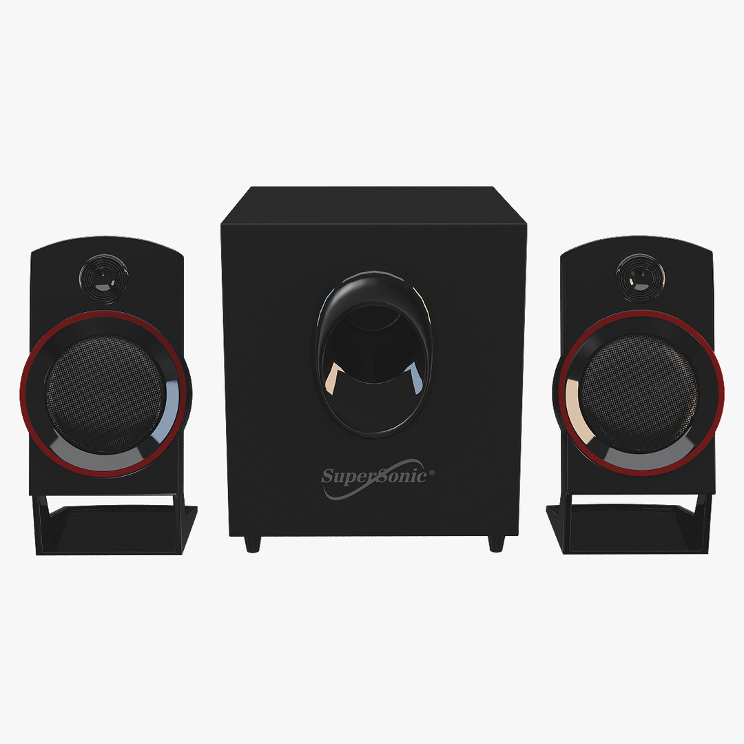 3ds max speaker supersonic