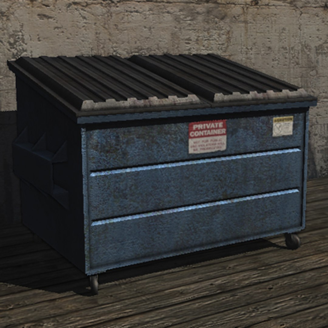 3d Dumpster Prop