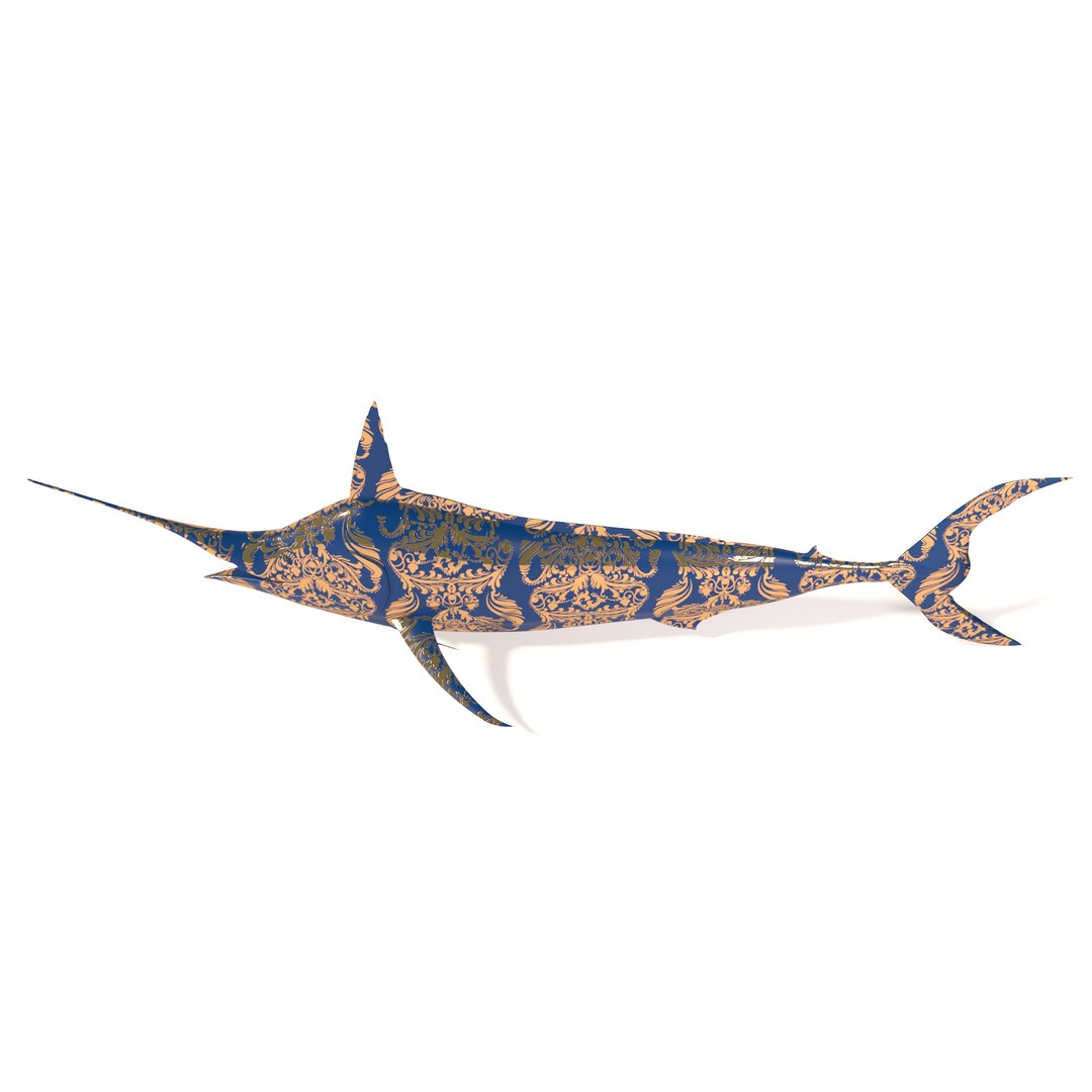 3D Ceramic Swordfish Model - TurboSquid 1894546