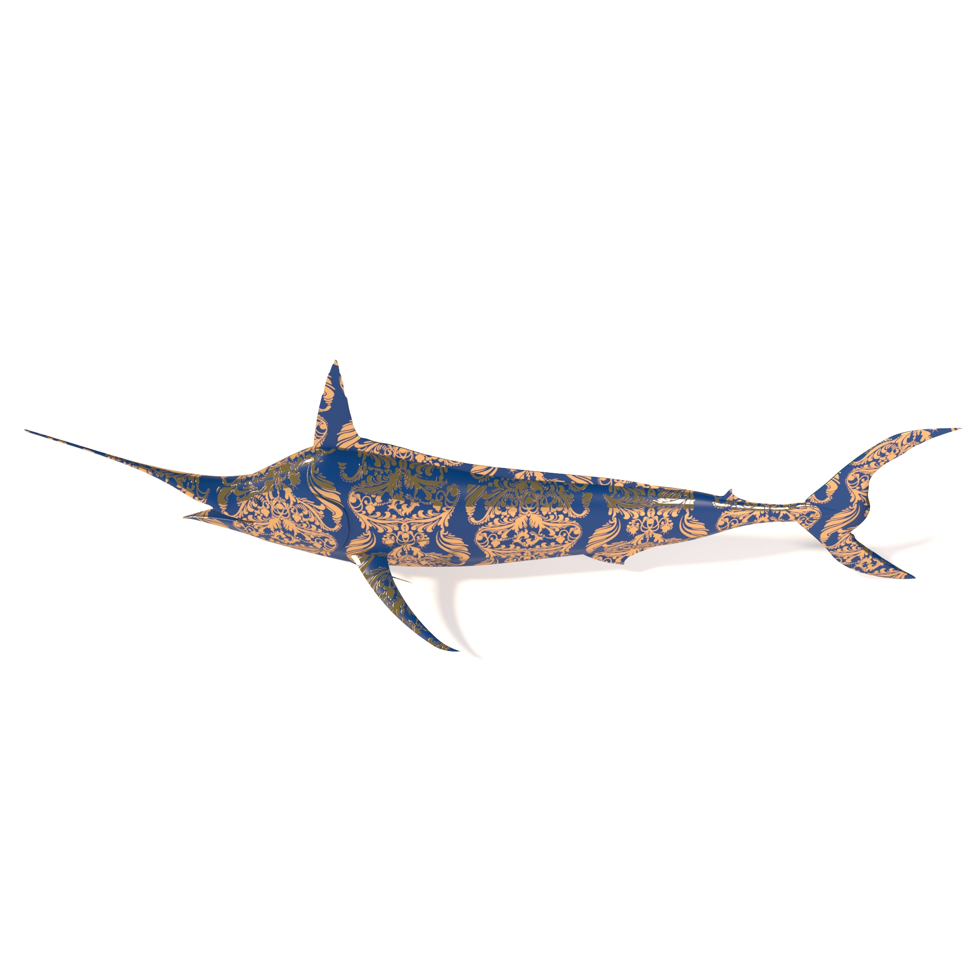 3D Ceramic swordfish model - TurboSquid 1894546
