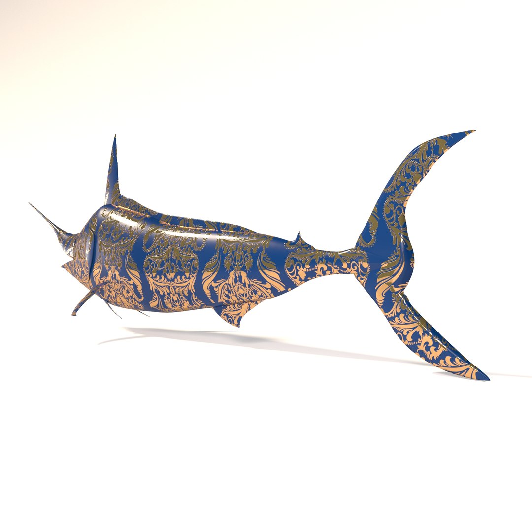 3D Ceramic Swordfish Model - TurboSquid 1894546