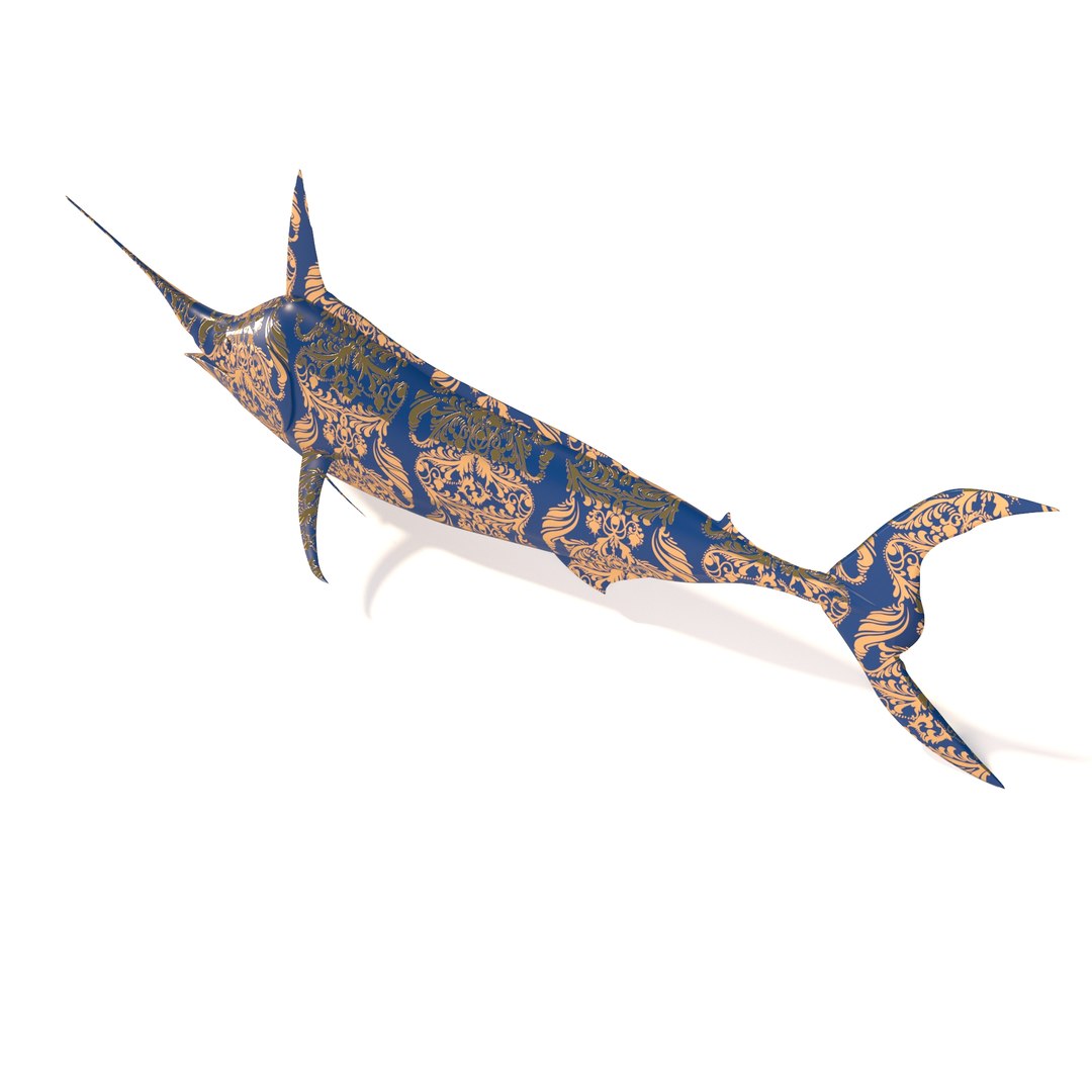 3D Ceramic Swordfish Model - TurboSquid 1894546