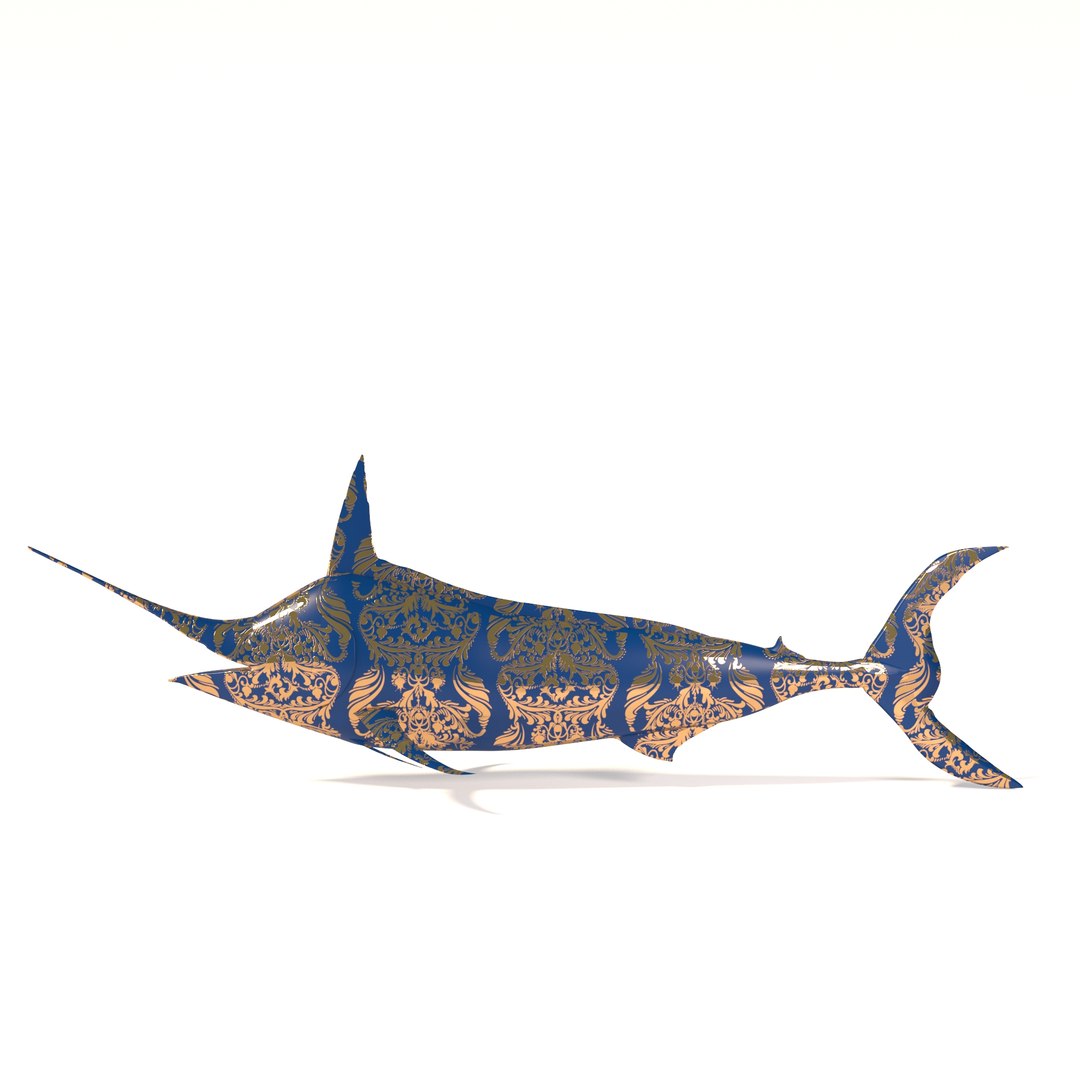 3D Ceramic Swordfish Model - TurboSquid 1894546