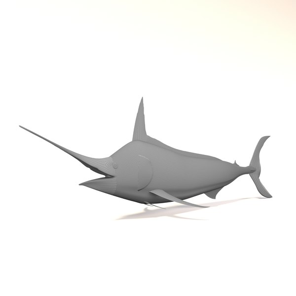 3D Ceramic swordfish model - TurboSquid 1894546