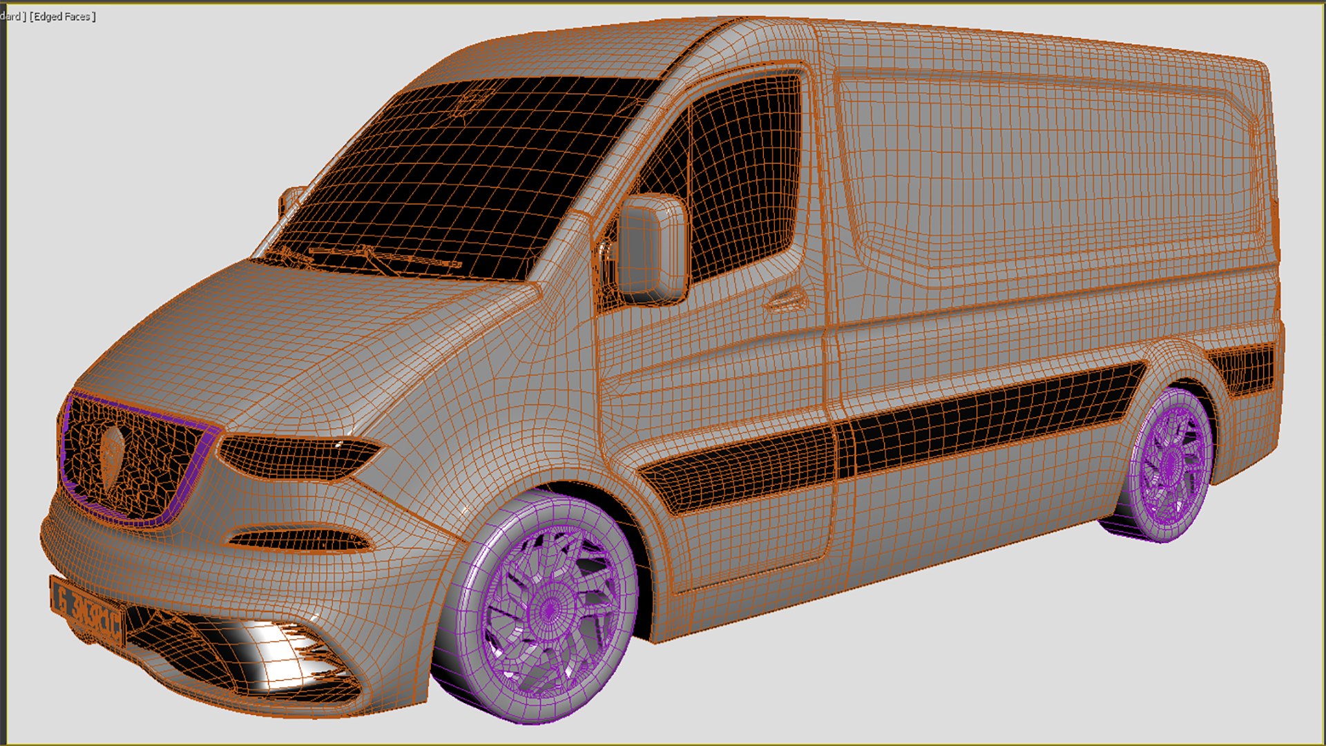 Generic VAN V32 3D - TurboSquid 2252762