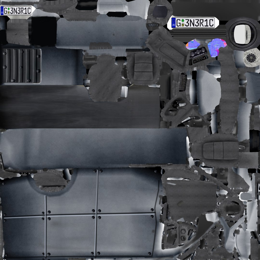 Generic VAN V32 3D - TurboSquid 2252762