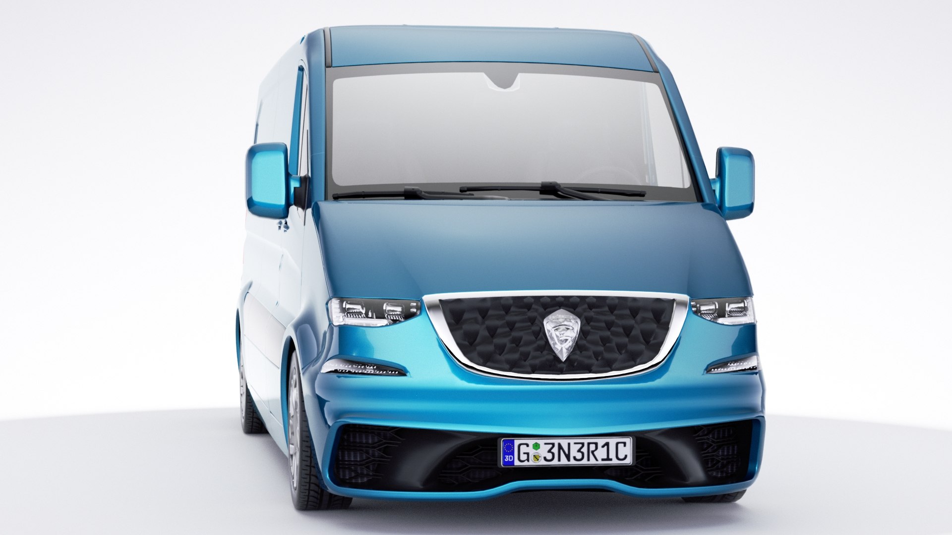 Generic VAN V32 3D - TurboSquid 2252762