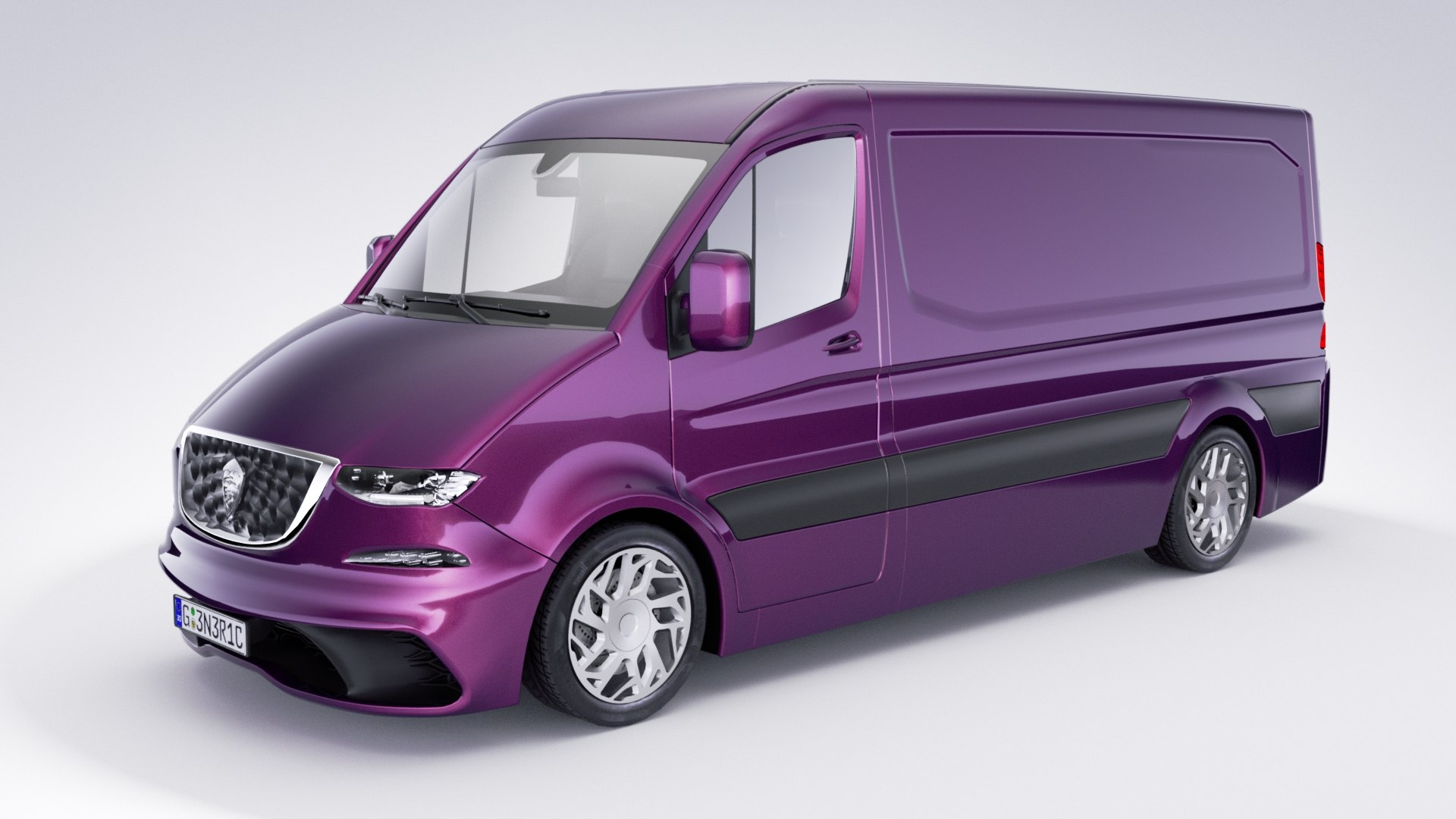 Generic VAN V32 3D - TurboSquid 2252762