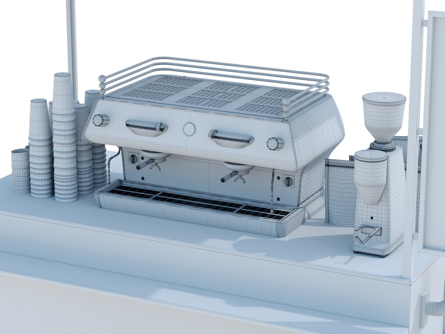 3D BIKE FOOD CAFE 1 model - TurboSquid 1918750
