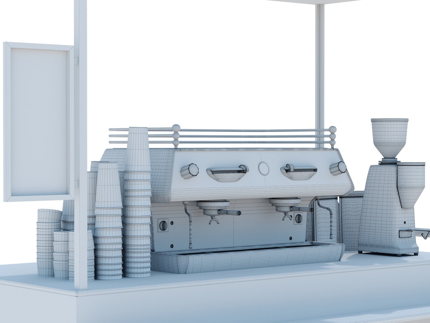 3D BIKE FOOD CAFE 1 model - TurboSquid 1918750
