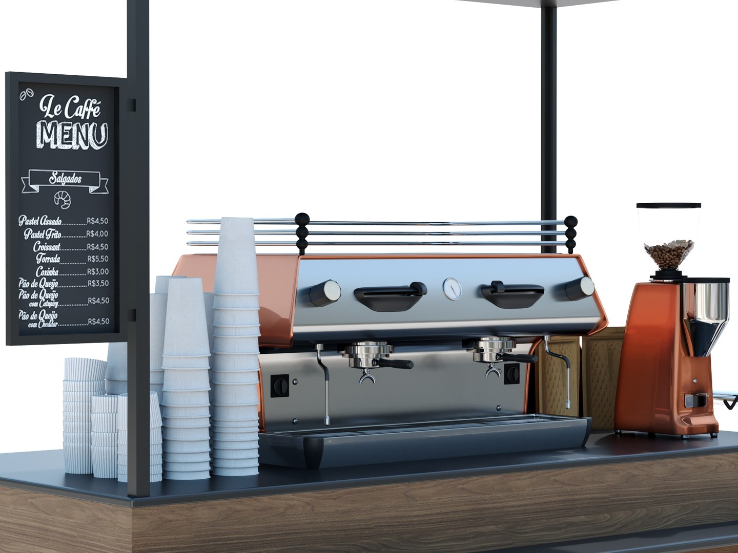 3D BIKE FOOD CAFE 1 model - TurboSquid 1918750