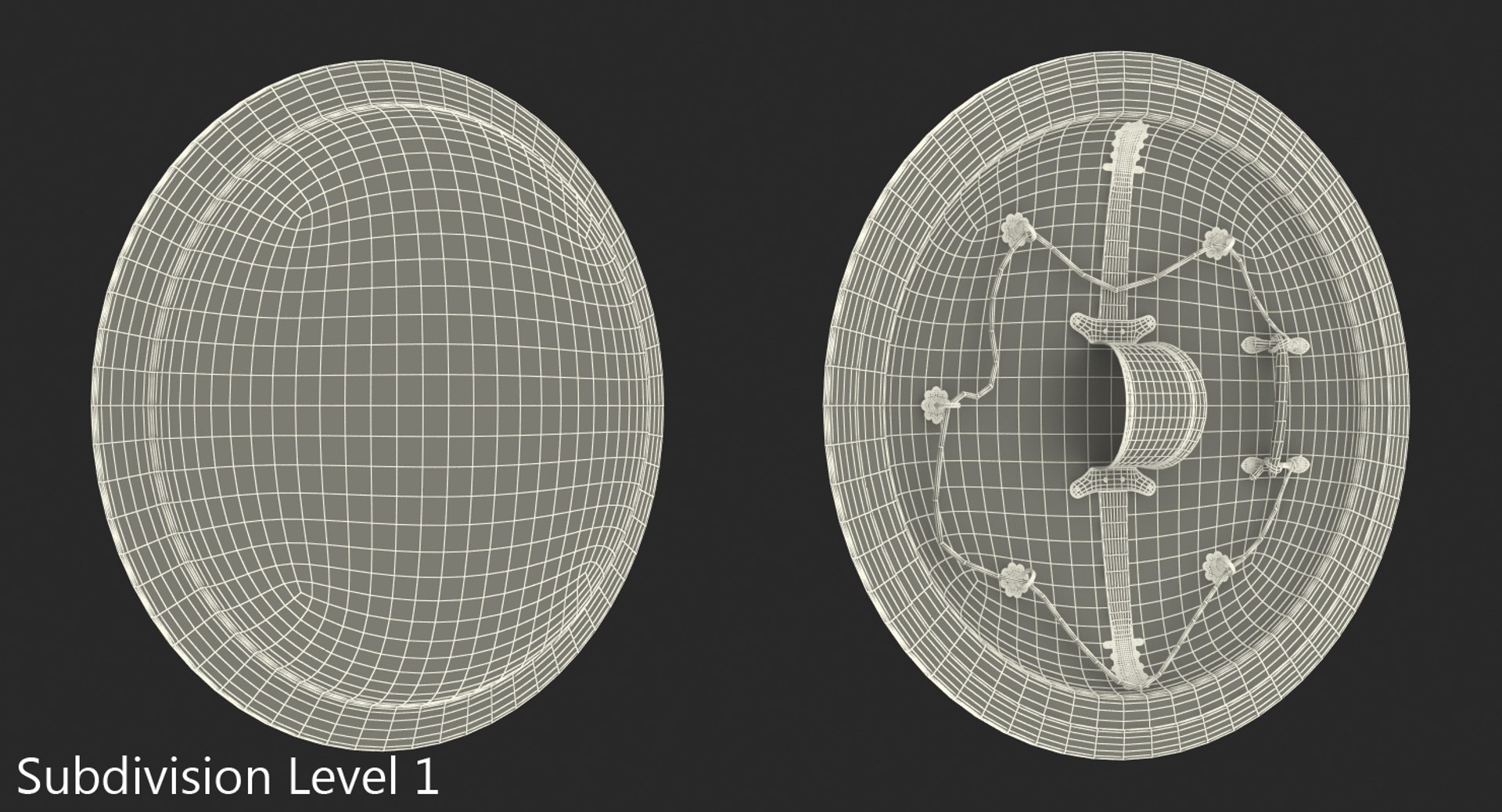 3d Model Greek Scorpion Shield