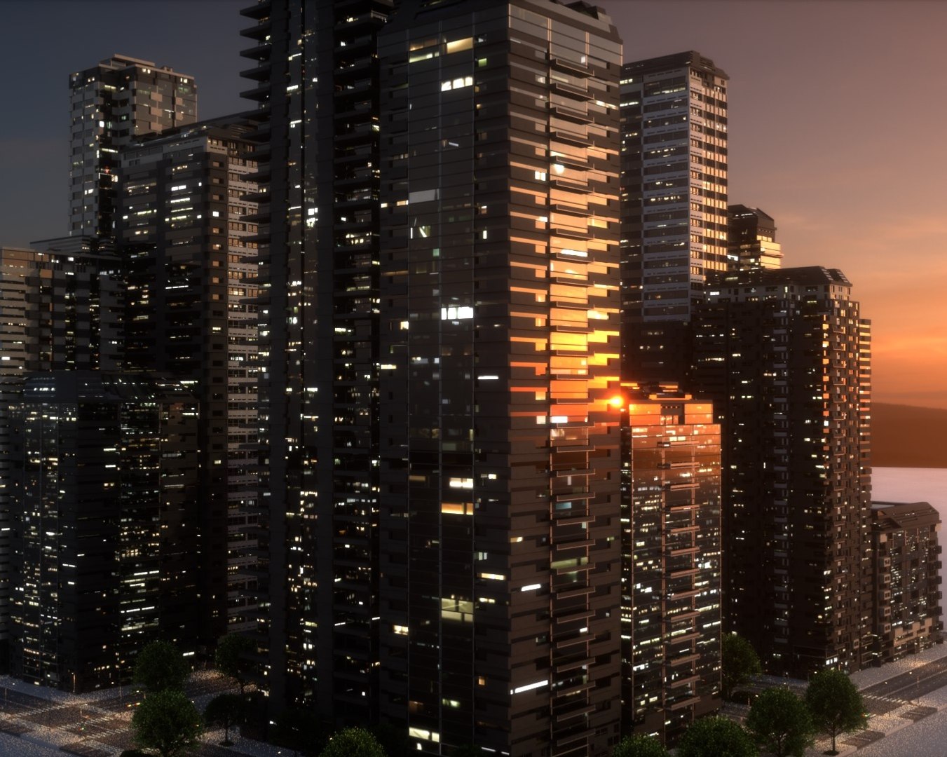 3D Model City Block Type A10 - TurboSquid 2091262