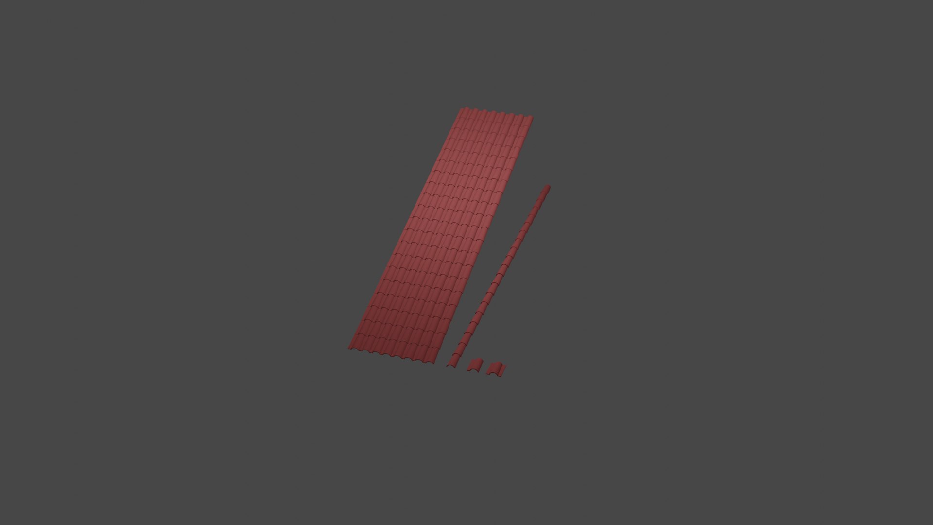ROOF Tiles - Set 3D model - TurboSquid 2019888