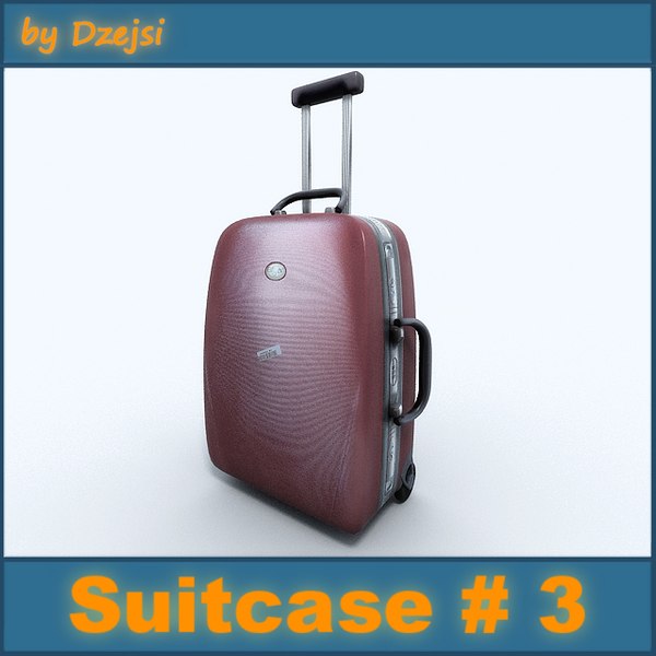 3d model of case suitcase