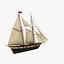 Sailboat Halcon Schooner Sail