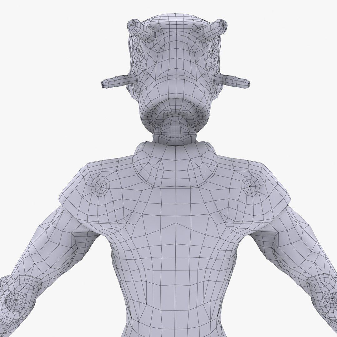 3d woman robotic astro model