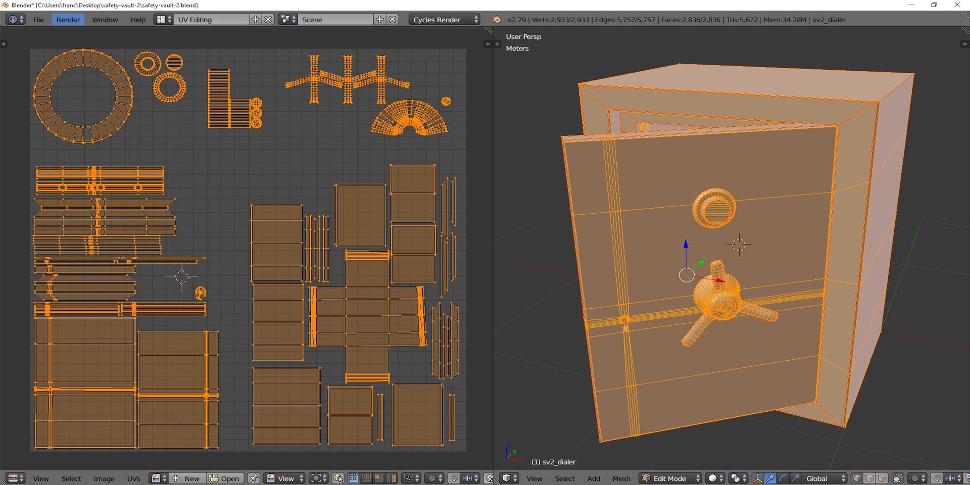Safe Safety Vault 2 3D Model - TurboSquid 1192974