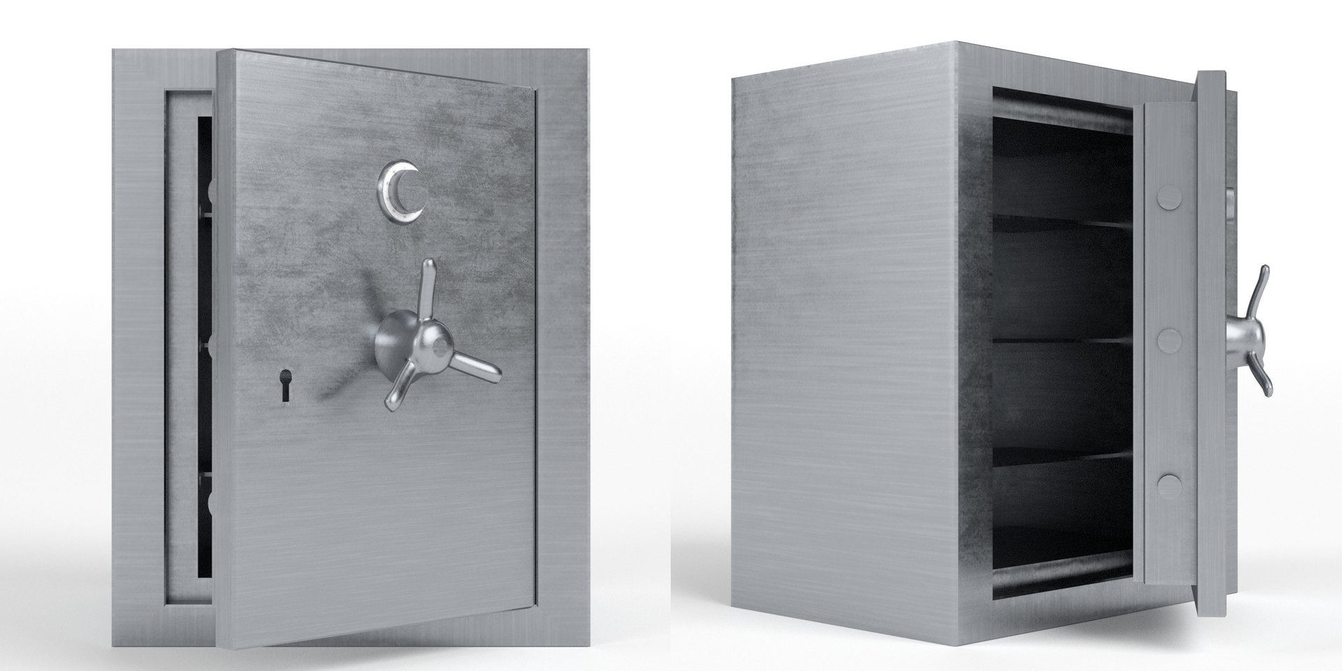 Safe Safety Vault 2 3D Model - TurboSquid 1192974