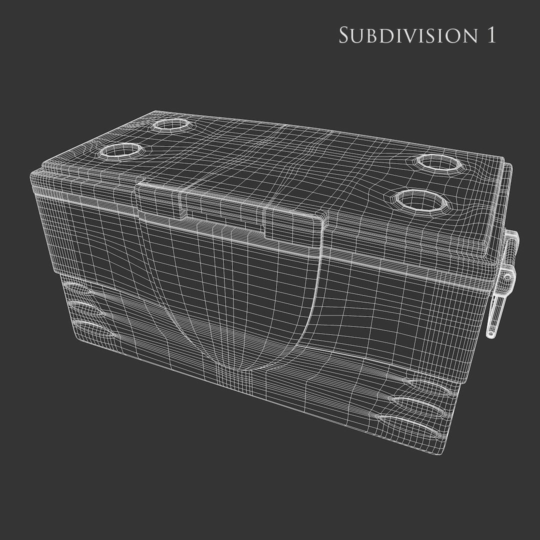 Ice Chest 3d C4d