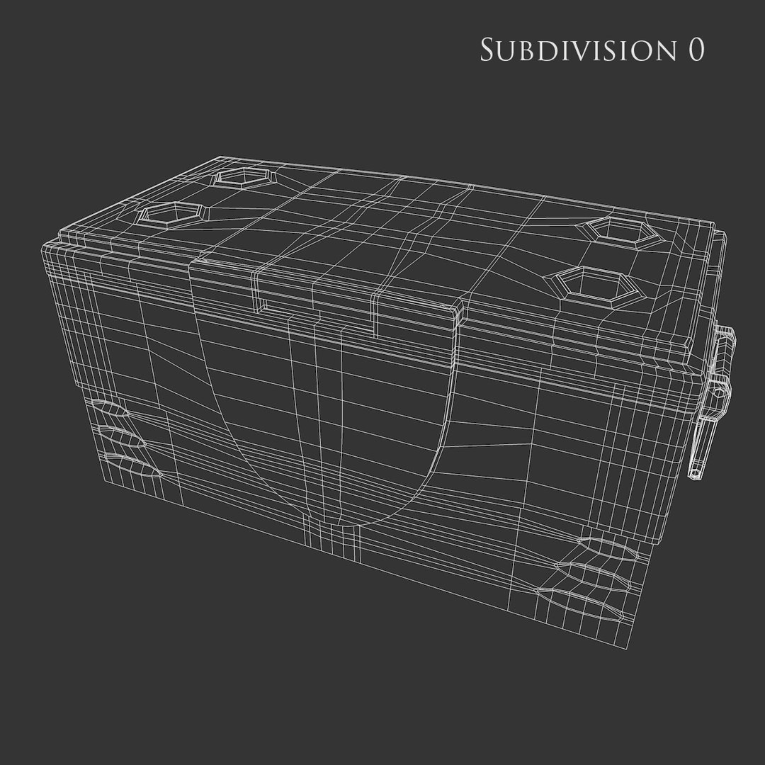 Ice Chest 3d C4d