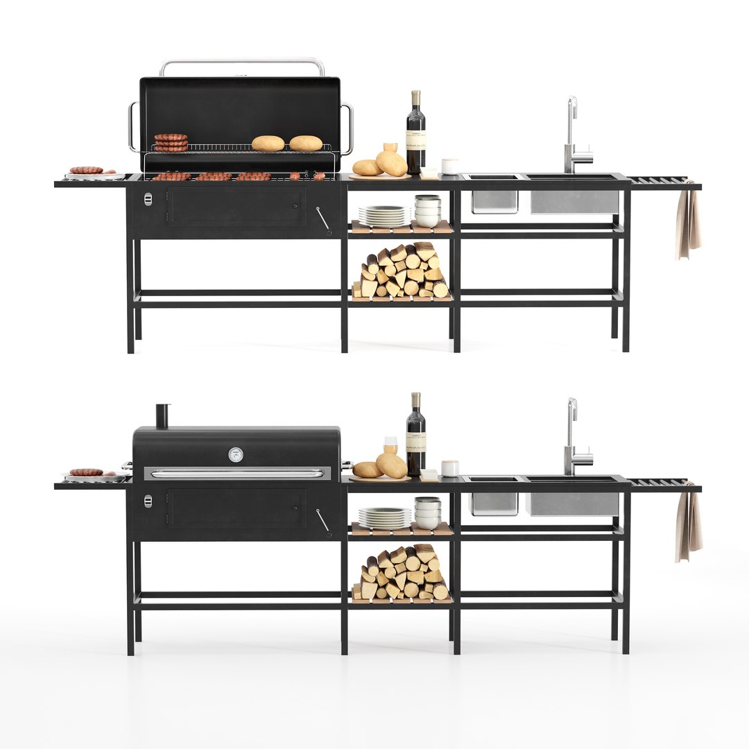 3D model Barbecue 18 - TurboSquid 1961323