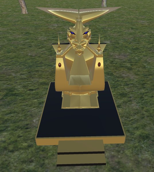 3D fantasy gold throne demon - TurboSquid 1238444